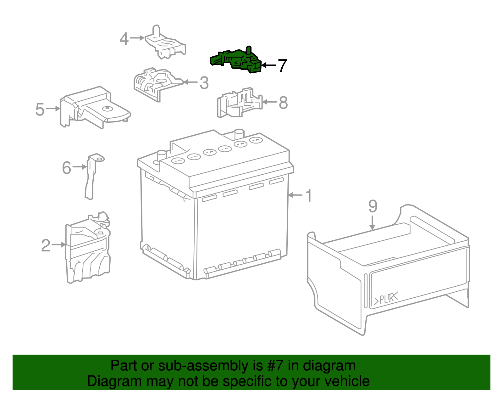 28850-25010 - Battery Current Sensor - 2019-2022 Toyota | OEM Genuine ...