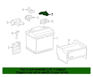 28850-25010 - Battery Current Sensor - 2019-2021 Toyota | OEM Genuine ...