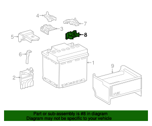 2019-2022 Toyota Sensor Holder 28859-37040 | Retail Performance Auto Parts