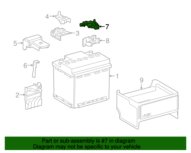 OEM 2019-2023 Toyota Battery Current Sensor Part # 28850-25010 | Modern ...