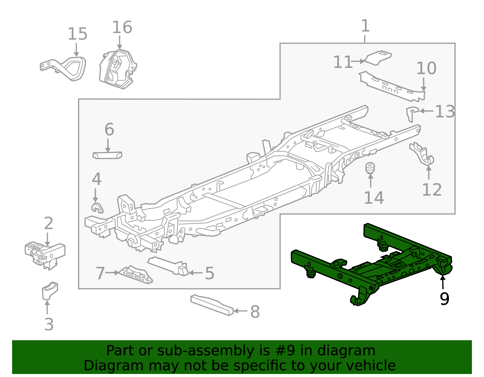 84869392 - Rear Section 2019-2025 GM | Chevrolet Parts Direct
