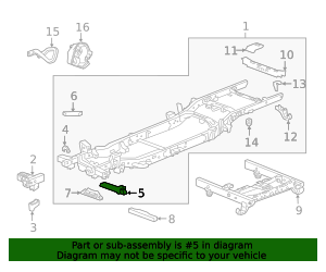 2019-2025 GM Drivetrain and Front Suspension Frame Front Crossmember ...