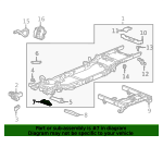 2019-2025 GM Front Crossmember Bracket 84624306 GM | GMPartsDirect.com