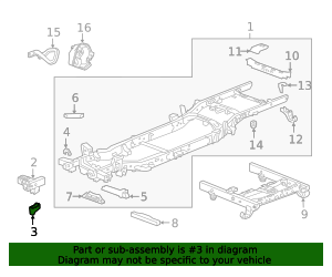 2019-2024 GM Frame Reinforcement 84421434 GM | GMPartsDirect.com