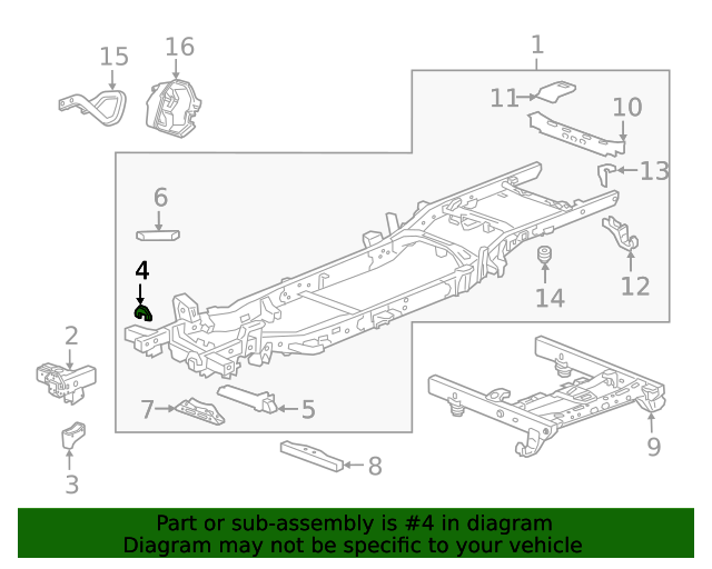 Upper Bracket Gm 15261797 Gmpartsnow