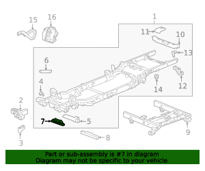 2019-2024 GM Front Crossmember Bracket 84624306 GM | GMPartsDirect.com