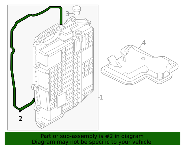 JM5Z-7F396-A - Side Cover Gasket 2019-2025 Ford | AutoNation Parts