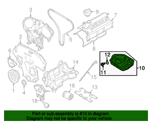 11110-9N00B - Oil Pan 2009-2023 Nissan Maxima | Nissan Parts ...