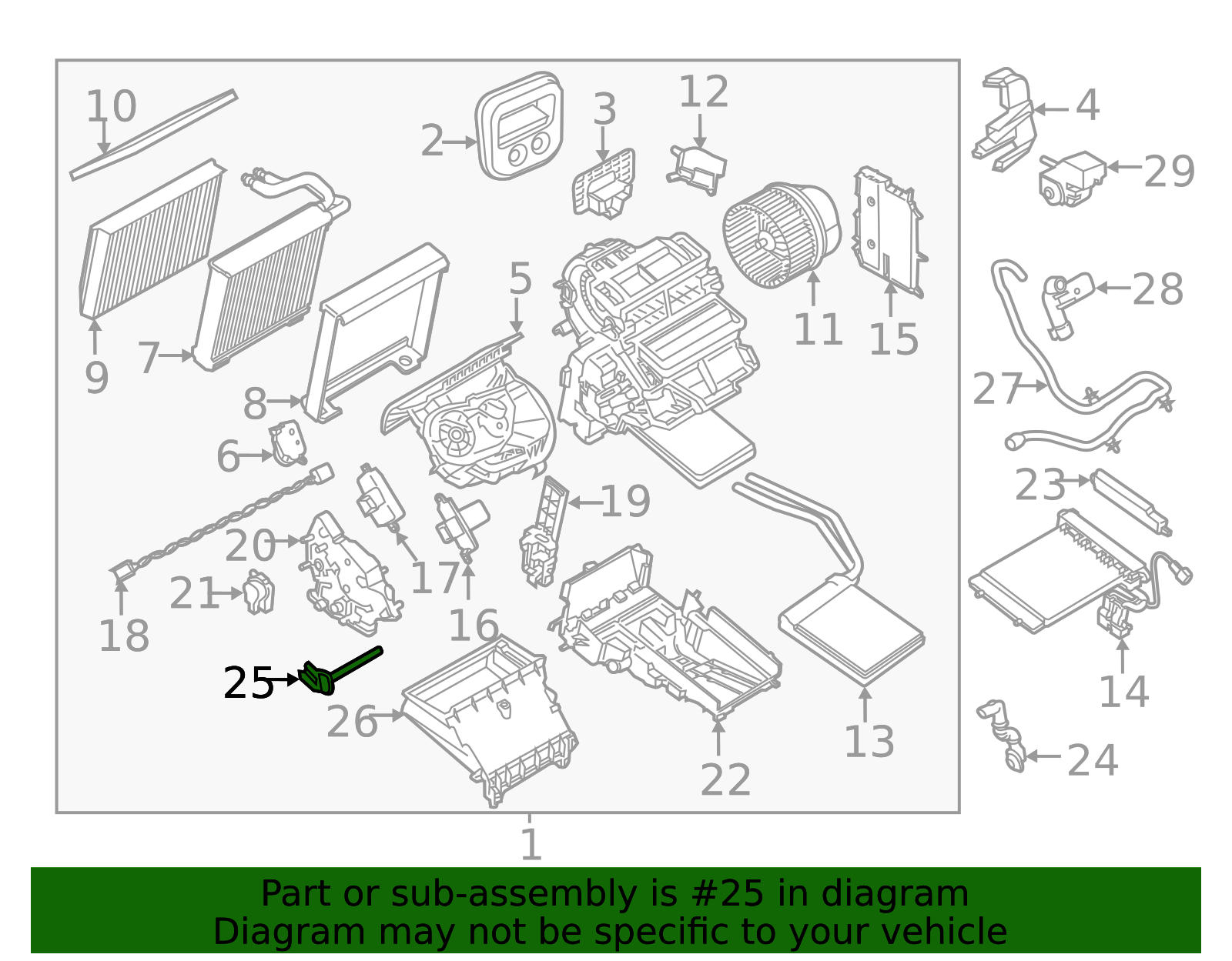 2019-2023 Ford Transit Connect Motorcraft™ A/C Evaporator Temperature ...