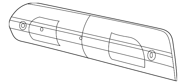 2009-2020 Mopar Center High Mounted Stop L 55372082af | TascaParts.com