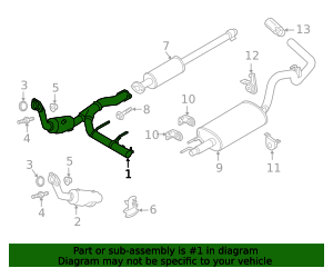 FL3Z-5E212-L - Catalytic Converter 2015-2017 Ford F-150 | Ford OEM ...