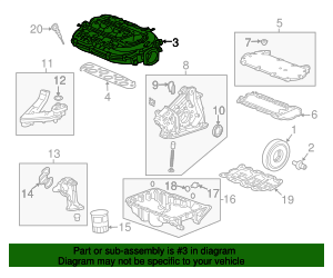 17060-RYE-A00 - Intake Manifold 2007-2020 Acura | AutoNation Parts