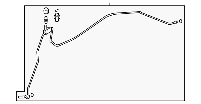 2013-2018 Lexus ES350 Liquid Line 88710-33180 | OEM Parts Online