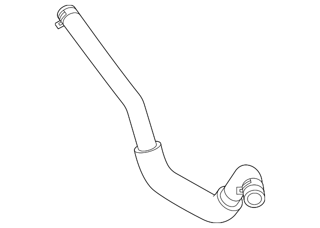 25415-3D100 - Automatic Transmission Oil Cooler Hose 2021-2024 Kia ...