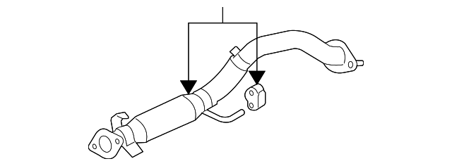 2007-2012 Hyundai Elantra Front Pipe 28610-2H300 | HyundaiParts.Online