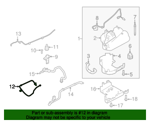 Genuine OEM Breather Tube Part# LR117579 Fits 2016-2019 Land Rover ...