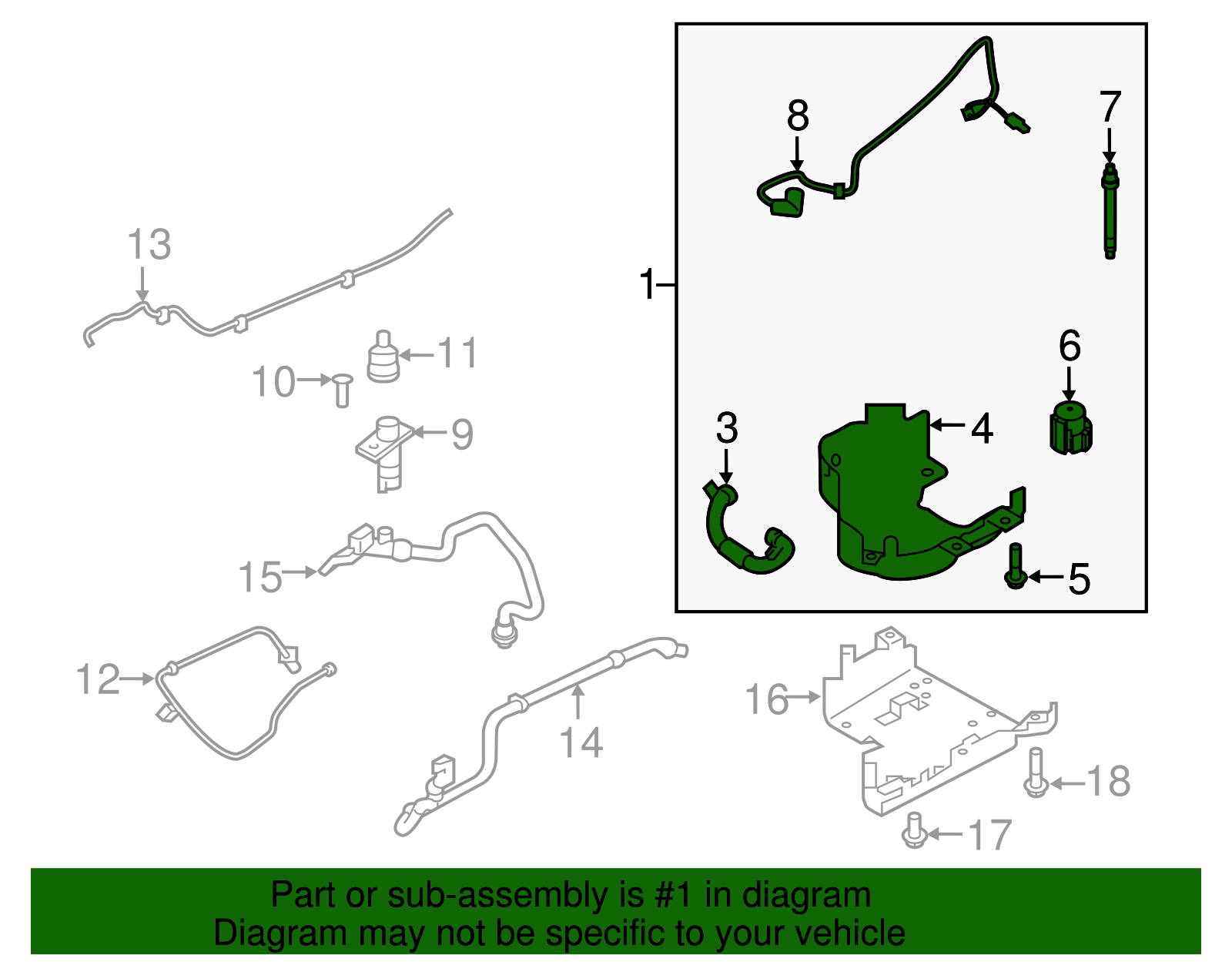 LR160433 - Diesel Exhaust Fluid (DEF) Tank 2015-2021 Land Rover ...