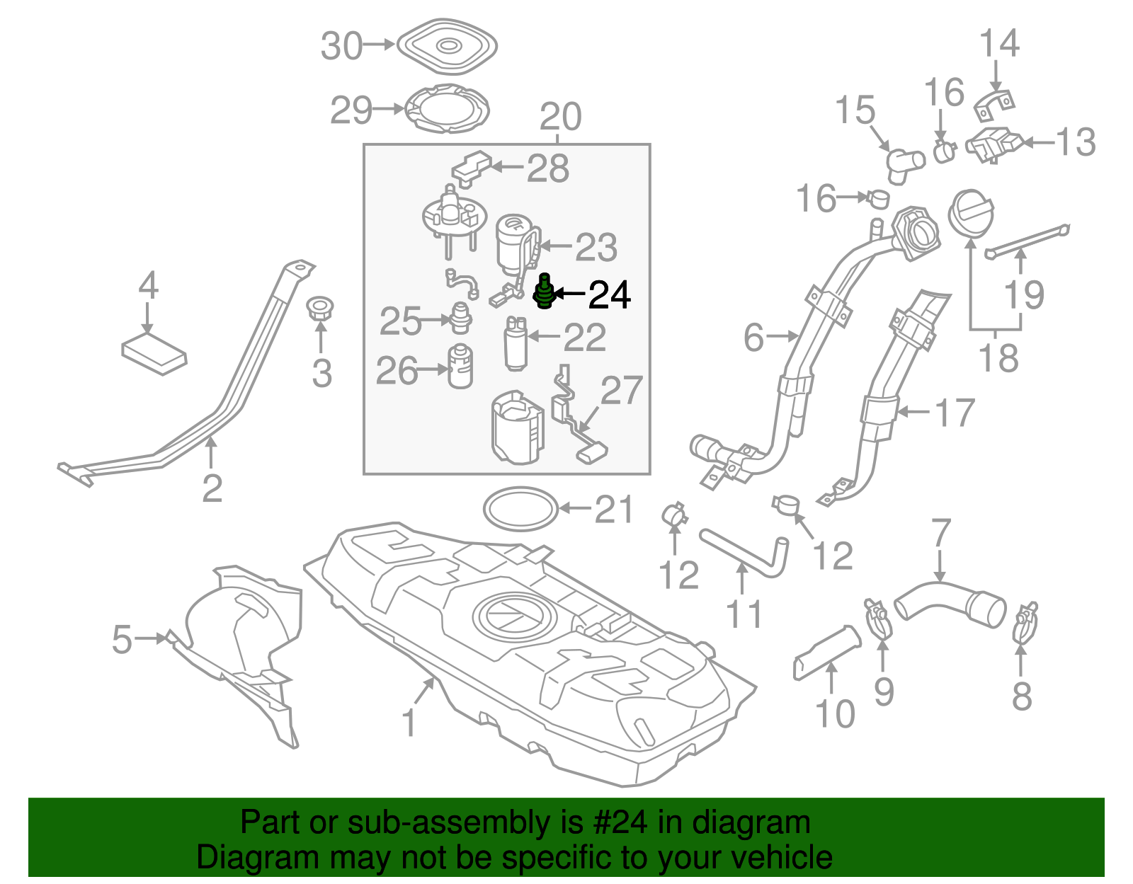 2012-2015 Kia Rio Fuel Pressure Regulator 31380-3S900 | Retail ...