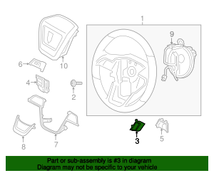 2017-2020 Lincoln Continental Switch Assembly Control GD9Z-9C888-FA ...