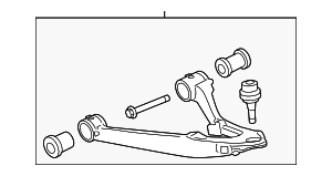 2014-2020 GM Lower Control Arm (Stamped Steel) 84114506 GM ...