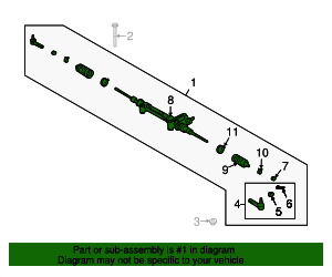 2010-2023 Lexus GX460 Gear Assembly 44200-60223 | OEM Parts Online