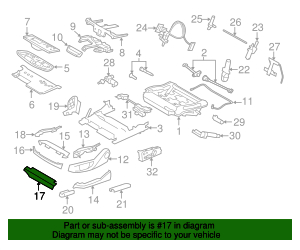 52-10-9-168-211 - Trim, seat outer left 2009-2013 BMW | AutoNationParts.com