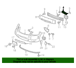 2006-2011 Chevrolet HHR Passenger Side Front Bumper Fascia Bracket ...