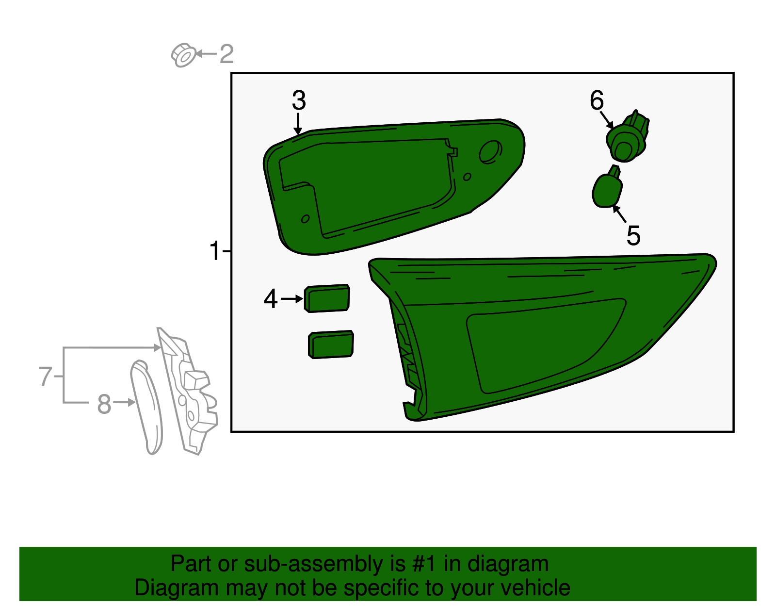 DM4N-51-3G0A - High-Quality Backup Lamp for 2019-2021 Mazda CX-3 | AutoNation Parts