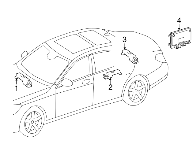 206-905-25-04 - Antenna 2022-2024 Mercedes-Benz | AutoNationParts.com