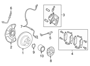 231-421-16-12 - Disc Brake Rotor Front Right 2012-2023 Mercedes-Benz ...