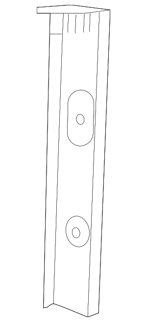 2019 Ram Hinge Pillar Cover 68044934AD | TascaParts.com