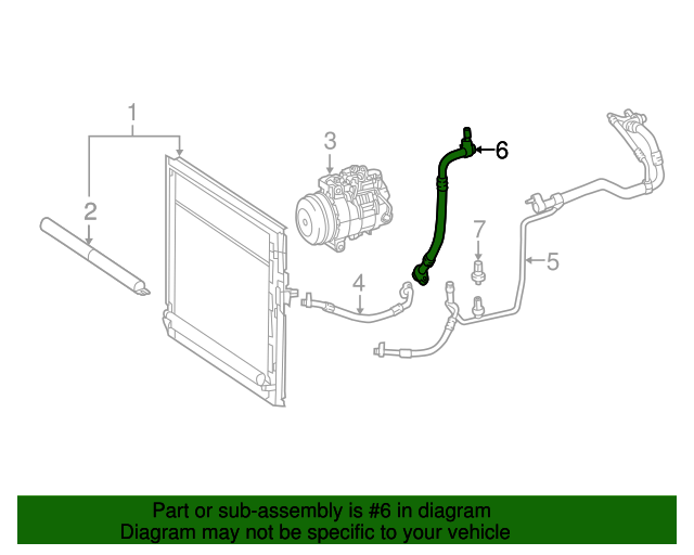166-830-69-00 - Suction Hose 2016 Mercedes-Benz GL 350 | Mercedes-Benz ...