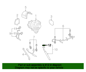 2007-2016 GM Turbocharger Tube Seal 12612817 GM | GMPartsDirect.com
