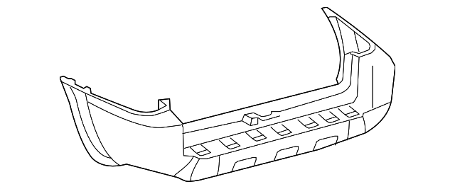 52159-35190 - Cover Rear Bumper 2006-2009 Toyota 4Runner | Longo Toyota ...