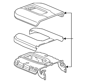 2019-2023 GM Console Armrest 84646204 | GMPartsDirect.com