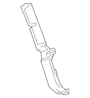 2021-2023 GM Rear Passenger Side Wheelhouse Liner Bracket 84805294 ...