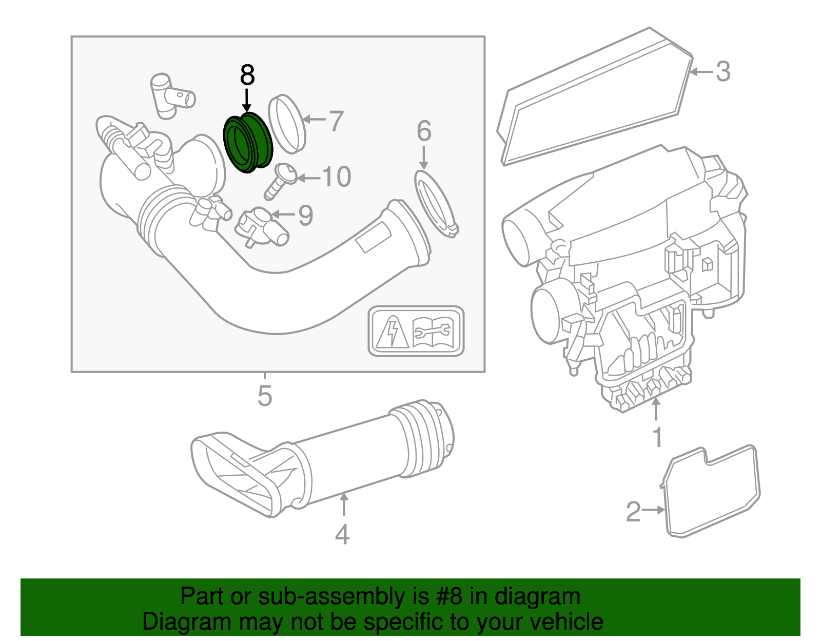 2012-2022 Mercedes-Benz Intake Duct Connector 6510940051 | Retail ...