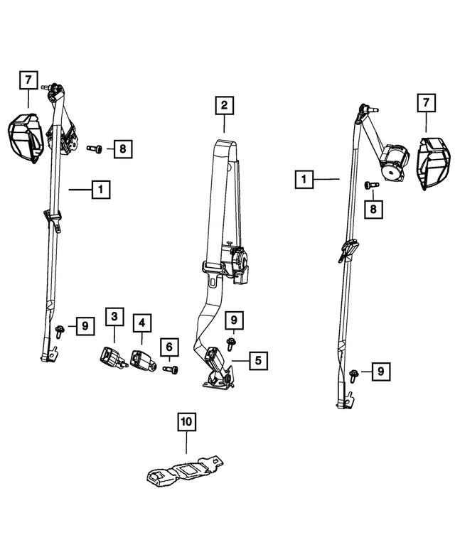 68335439AA - Exhaust Support Isolator - 2019 2020 Ram 1500 | Mopar OEM ...
