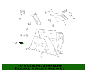 2003-2012 Mopar Tie Down Hook 55196901AB | TascaParts.com
