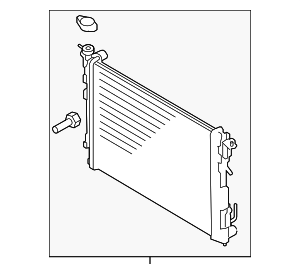 25310-2S200 - Radiator Assembly 2011-2016 Kia Sportage | Kia.Parts Store