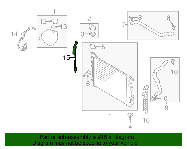 29136-3W100 - Air Guide 2011-2016 Kia Sportage | Kia.Parts Store