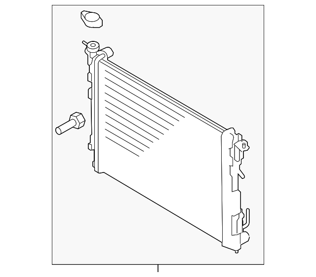 25310-2S200 - Radiator Assembly 2011-2016 Kia Sportage | Kia.Parts Store