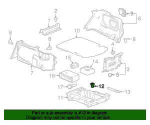 2010-2023 GM Multi-Purpose Retainer 11518460 | Auto Parts Express