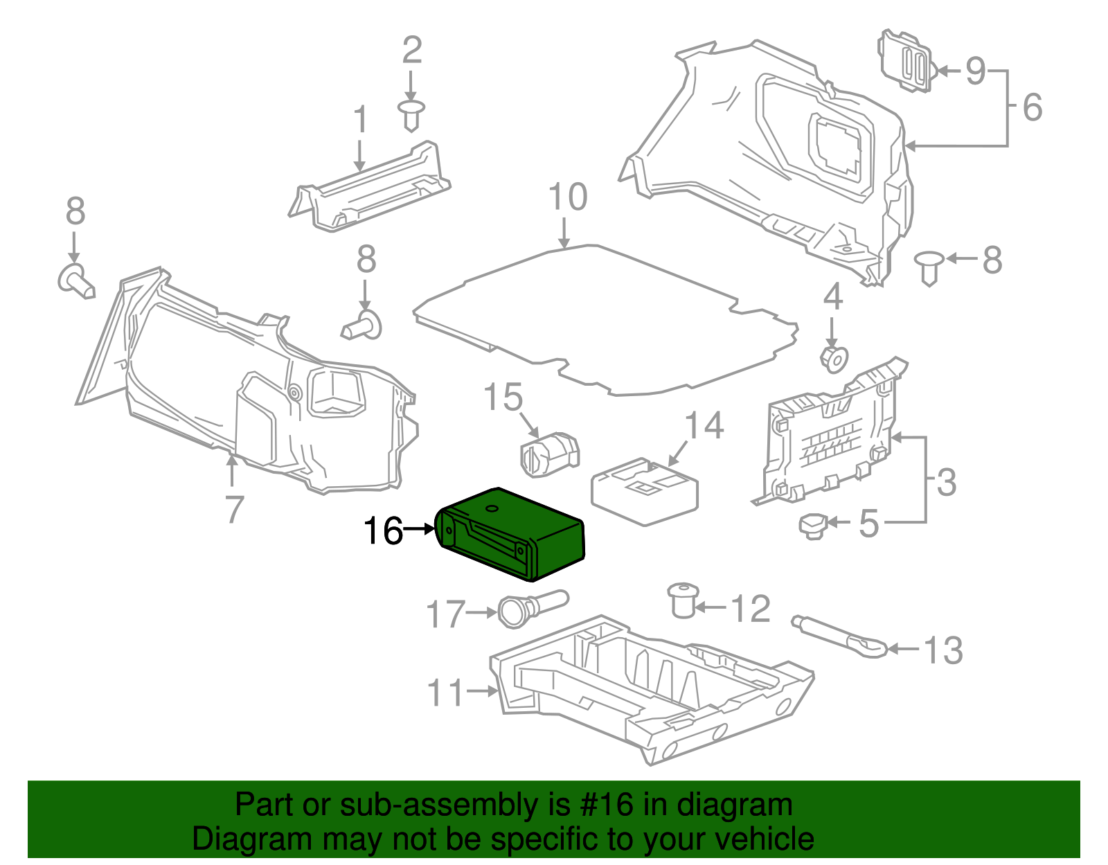 2020-2025 GM Bag 84978124 GM | GMPartsDirect.com