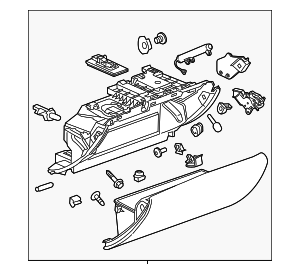 2014-2019 Cadillac CTS Jet Black Instrument Panel Compartment 23489474 ...