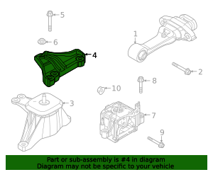 21825-P4100 - Front Mount Bracket 2021-2024 Kia Sorento | Kia.Parts Store