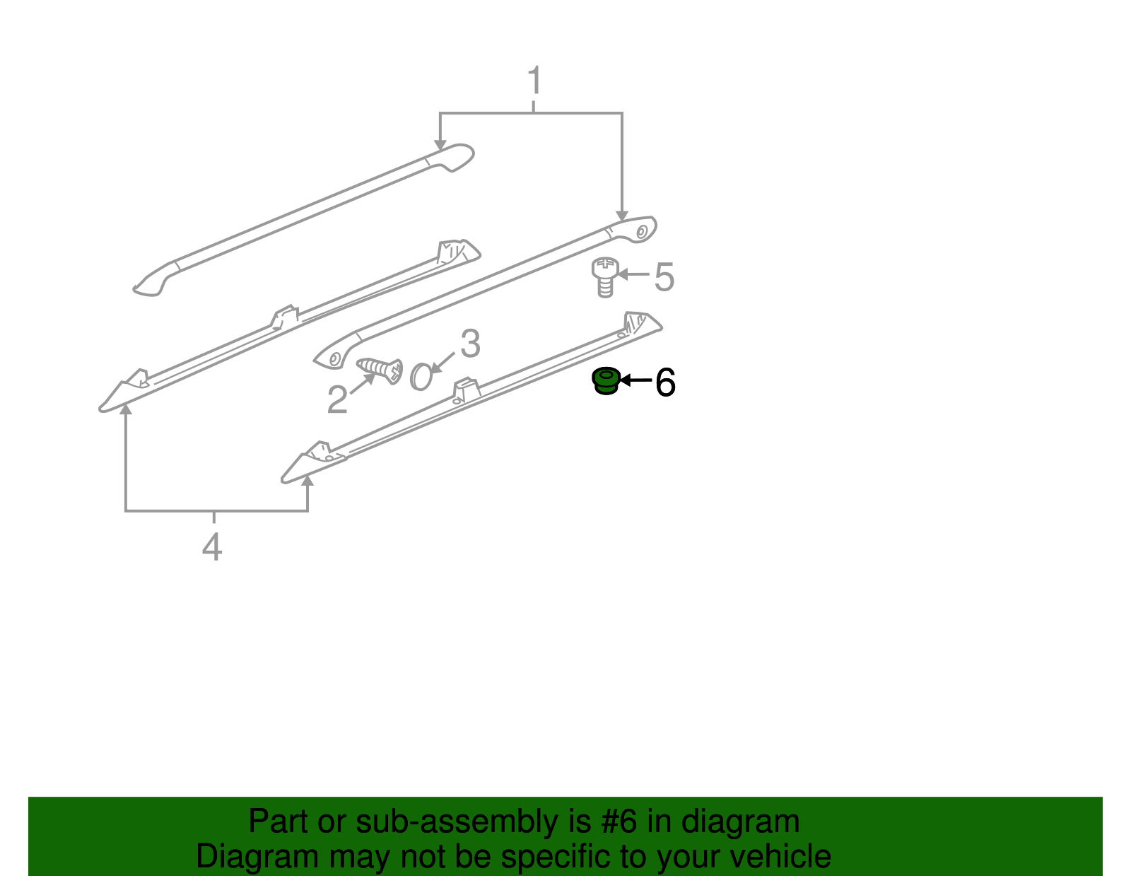 11518684 - M6x1x16 Multi-Purpose Nut 1997-2014 GM | GMPartsNow