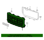 2016-2019 GM Front Grille 84056783 GM | GMPartsDirect.com