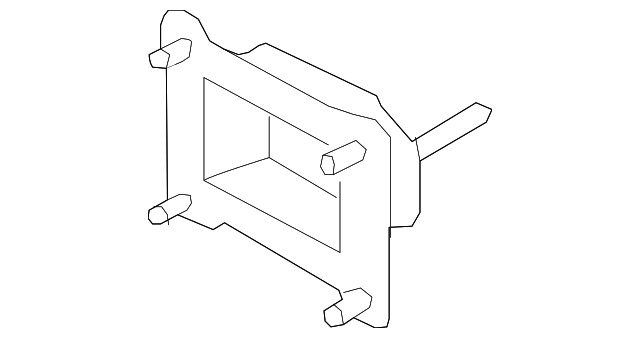 86641-F6100 - Impact Bar Mount Bracket 2017-2019 Kia Cadenza | Kia ...