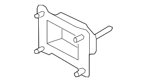 86641-F6100 - Impact Bar Mount Bracket 2017-2019 Kia Cadenza | Kia ...